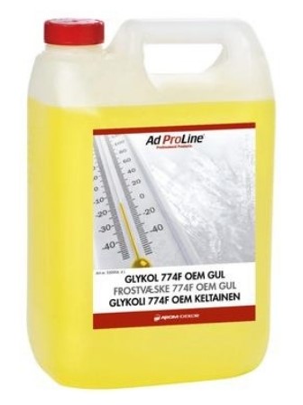 Ad ProLine Frostvæske 774F OEM Gul 4L / Kjølevæske - West System
